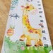 Jungle Animals Height Chart Safari Animals Growth Chart Baby - Etsy