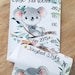 Cute Koala Growth Chart Nursery Art Canvas Personalized Growth - Etsy