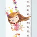 Princess Growth Chart Canvas Height Chart for Baby Girl - Etsy
