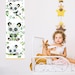 Panda Bear Growth Chart Pandas Nursery Decor Animals Height - Etsy