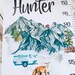 Adventure Growth Chart Nature Height Chart Mountains Nursery Wall Art ...