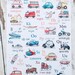 Transportation Alphabet Poster Watercolor Transport Nursery Wall Decor ...