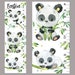 Panda Bear Growth Chart Pandas Nursery Decor Animals Height - Etsy