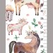 Farm Animals Growth Chart Canvas Personalized Height Chart - Etsy