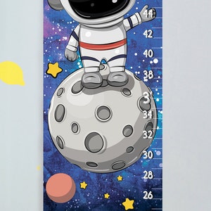 Space Growth Chart Astronaut Height Chart for Baby Girl Solar System ...