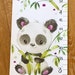 Panda Bear Growth Chart Pandas Nursery Decor Animals Height - Etsy