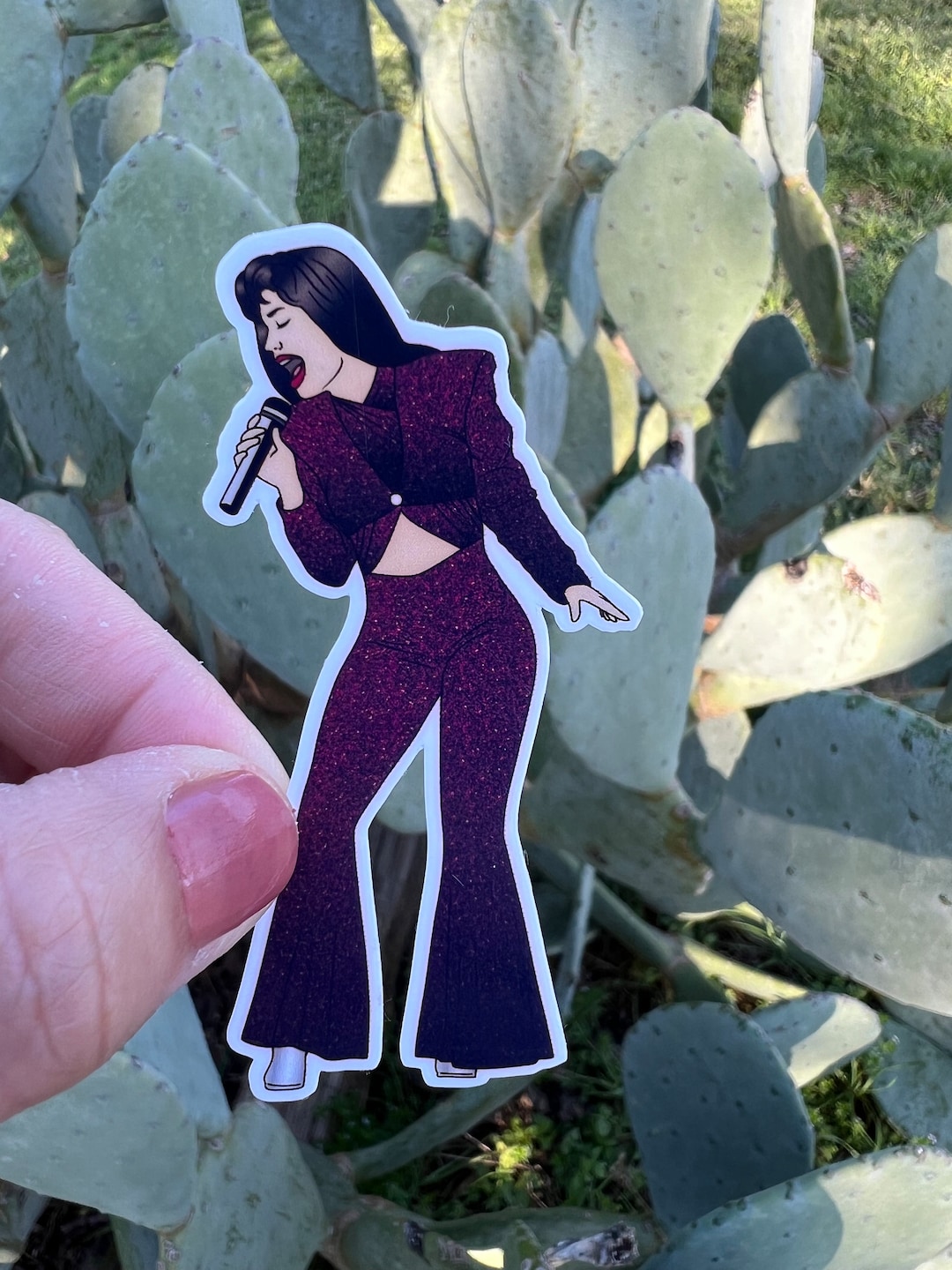 Lady Singing Decal - Etsy