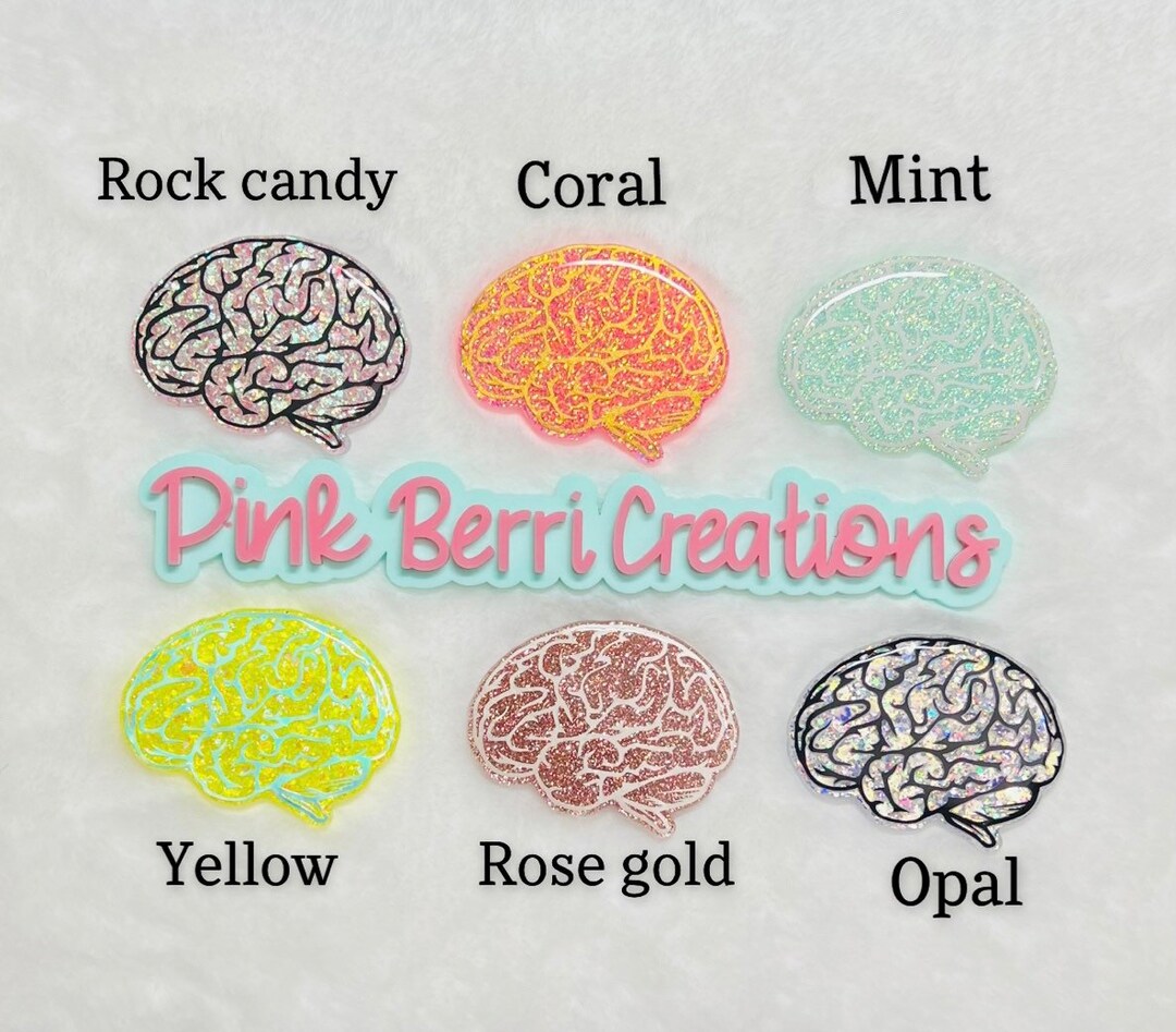 Brain Badge Reel. Nursing, Medical, Glitter, Badge Reel, Neuroscience ...