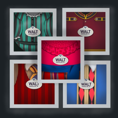 Cast Member Name Tag Display Frame and Print Casting Agency - Etsy