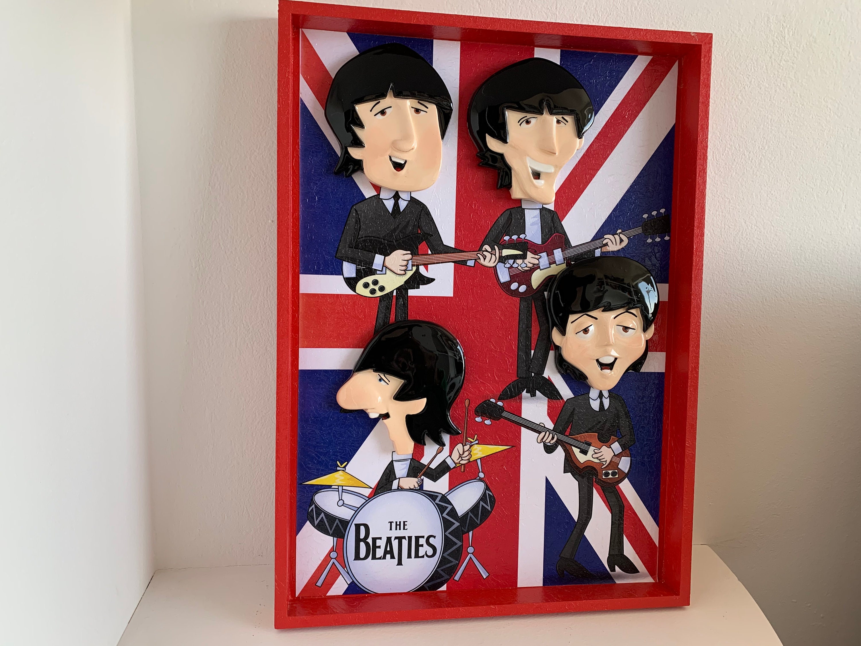 Beatles Flag Poster - Etsy