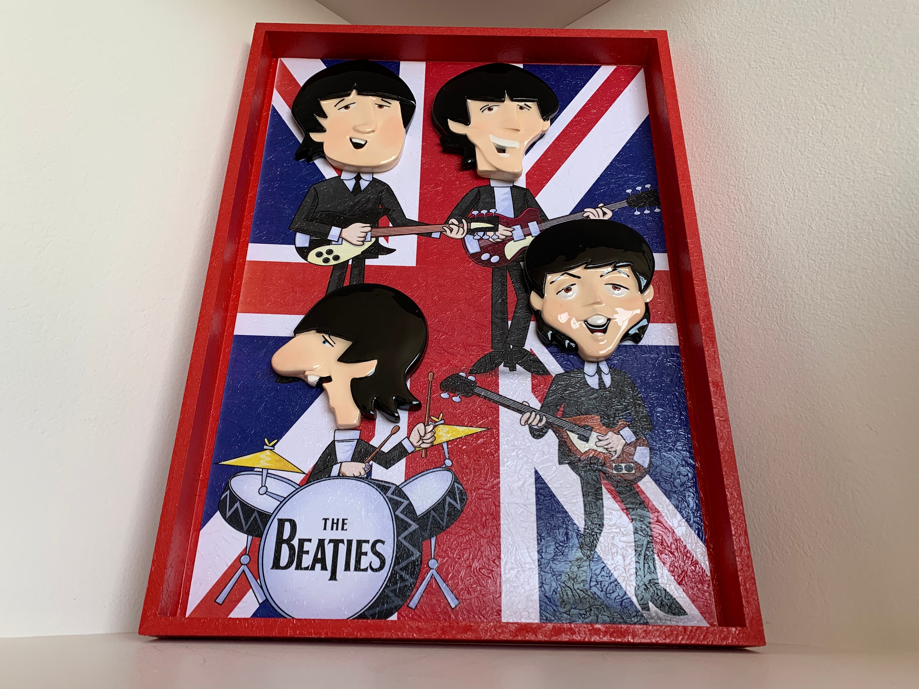Poster Bandera De Los Beatles / Beatles Flag Poster | Etsy