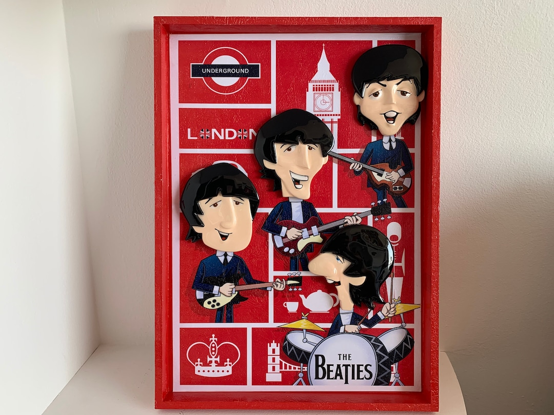 Beatles London Poster - Etsy