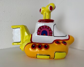 Mini Submarino Amarillo Beatles / Mini Yellow Submarine | Etsy