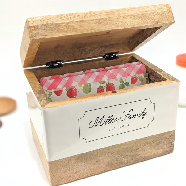 Recipe Box - Etsy