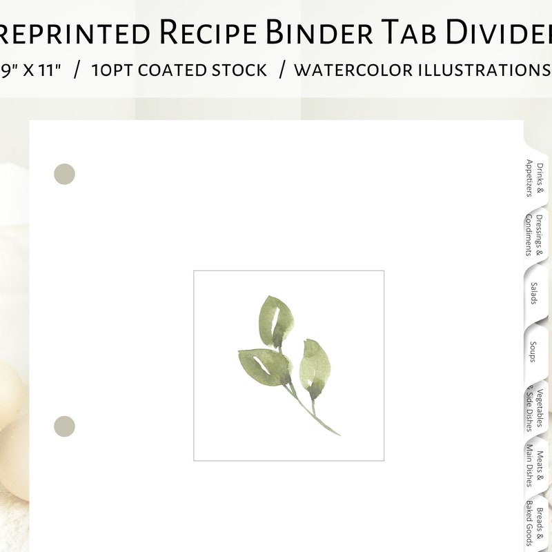 Tab Dividers - Etsy
