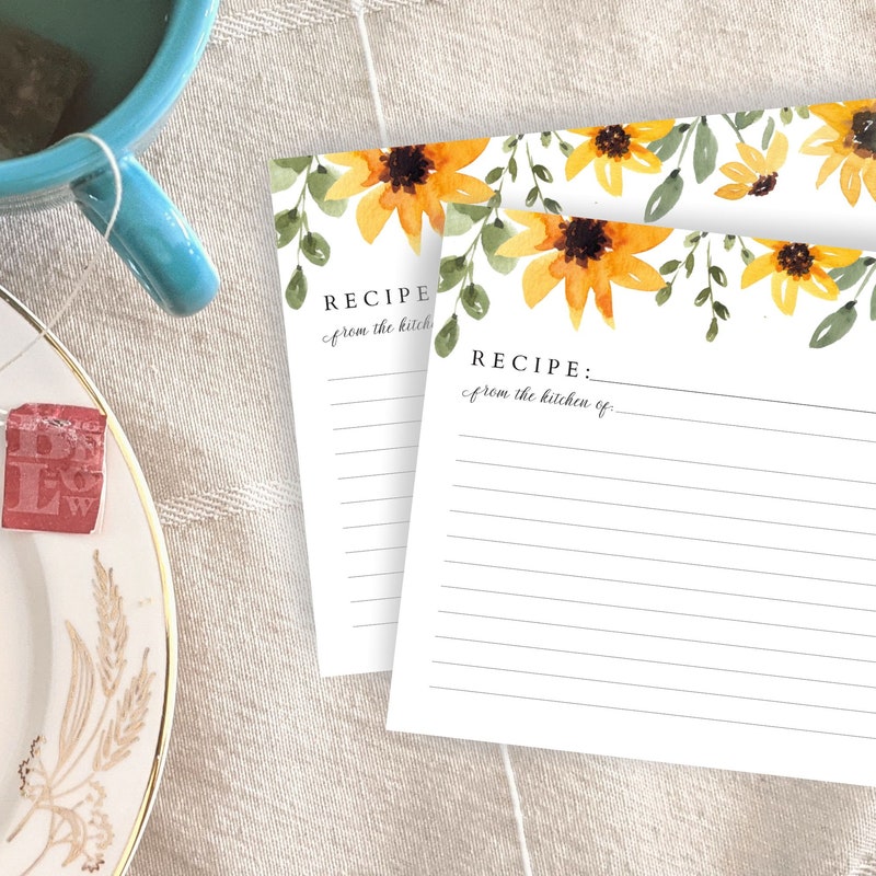 Cute Recipe Cards - Etsy