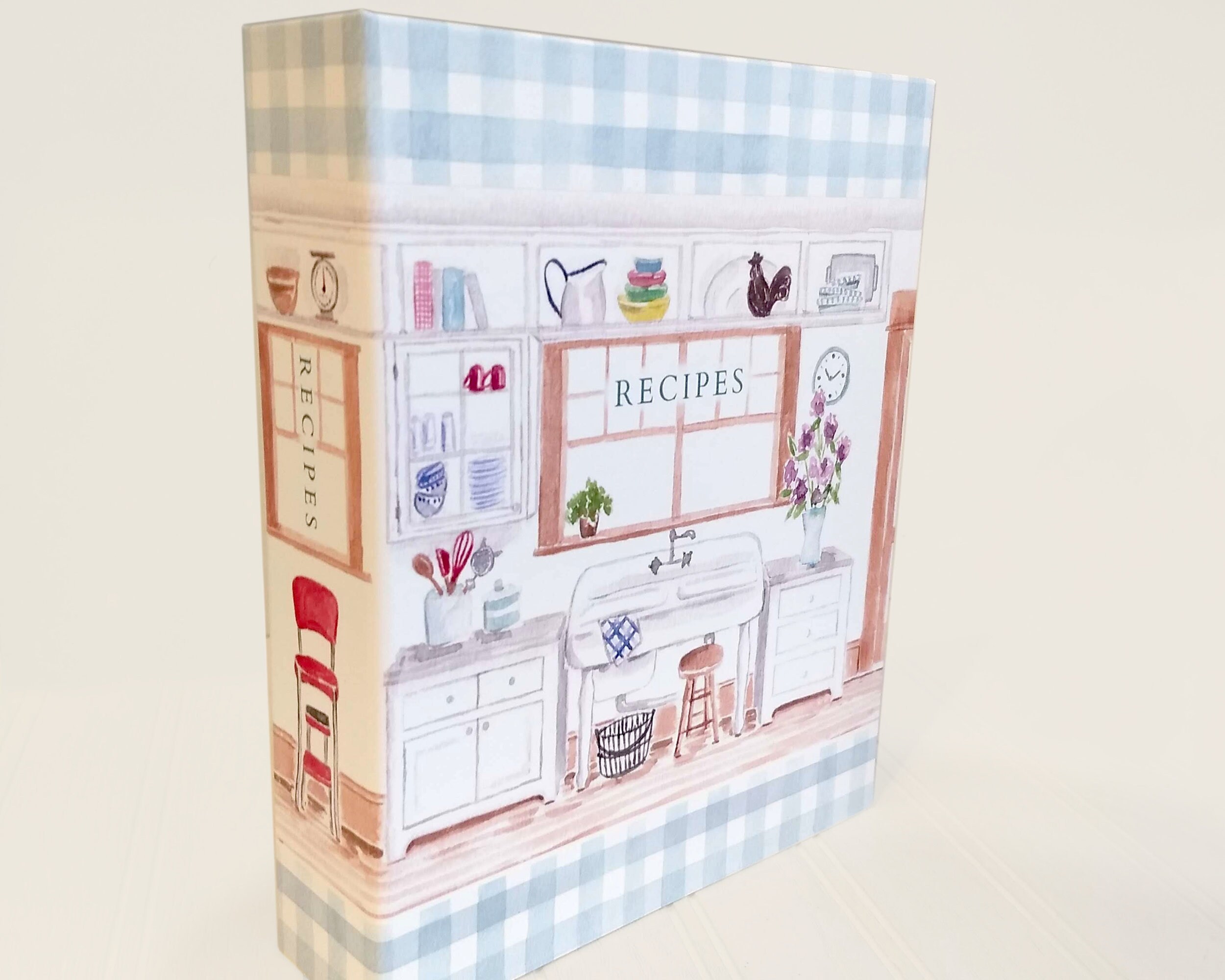 HALF-SIZE Retro Kitchen Recipe Binder Vintage Kitchen 3-ring | Etsy