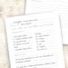 Half-size Editable Recipe Template, Printable Recipe Template, Mini ...