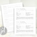 Half-size Editable Recipe Template, Printable Recipe Template, Mini ...