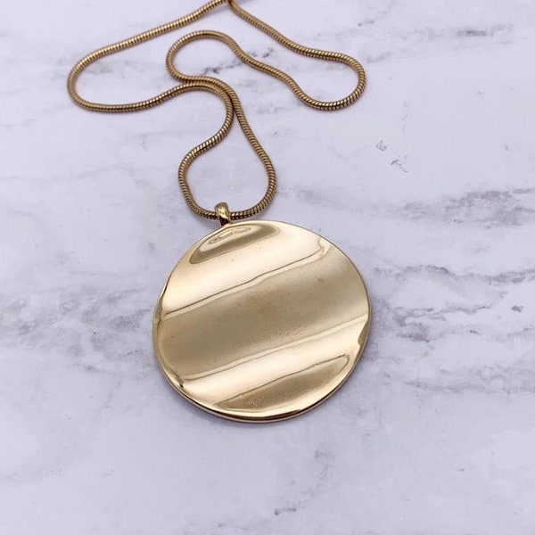 Wavy Gold Necklace - Etsy