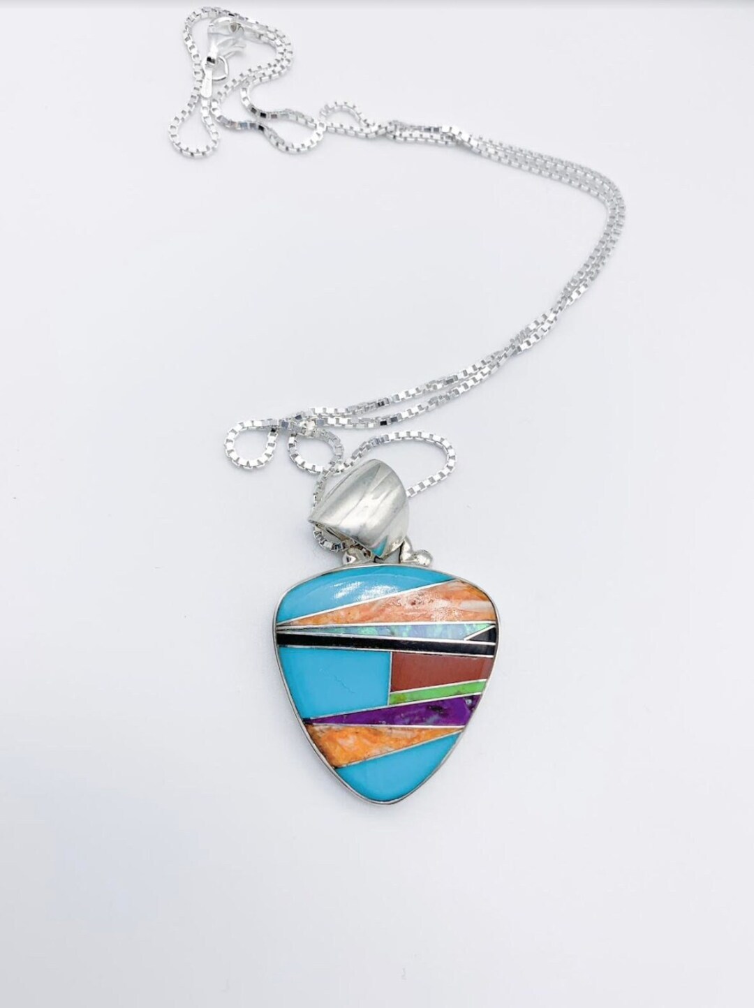 Multi Color Pendant/necklace, Ed Lohman Grand Canyon Inspired Intricate ...