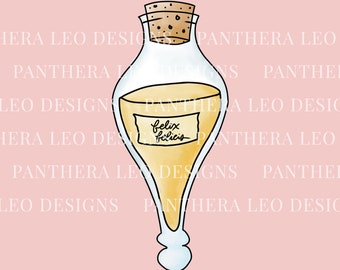 Felix Felicis Liquid Luck Potion Label, Digital Download PDF - Etsy
