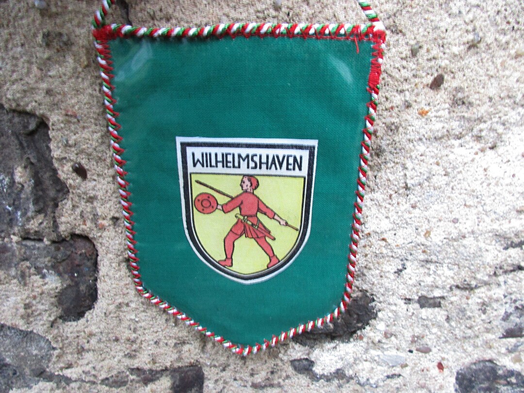 Small Vintage GERMAN Souvenir Pennant, Small Flag, Souvenir Banner From ...
