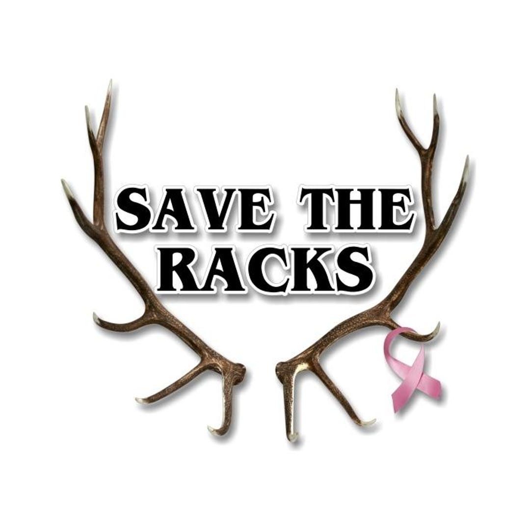 Save the Racks Breast Cancer Pink Ribbon Decal Hunting Theme Support ...