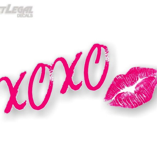 Xoxo Vinyl Stickers - Etsy