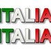2 ITALIA Italy Flag Lettering 9'' Decals Beautiful Italian Design ...