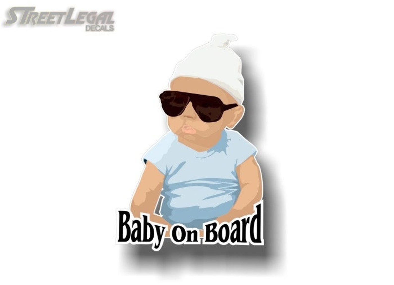 HANGOVER CARLOS Baby On Board 7 Vinyl Full Color Decal | Etsy