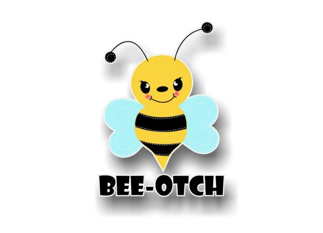 BEE-OTCH Vinyl 5'' Decal Happy Bee BUMBLEBEE Optimus Angry Car Sticker ...
