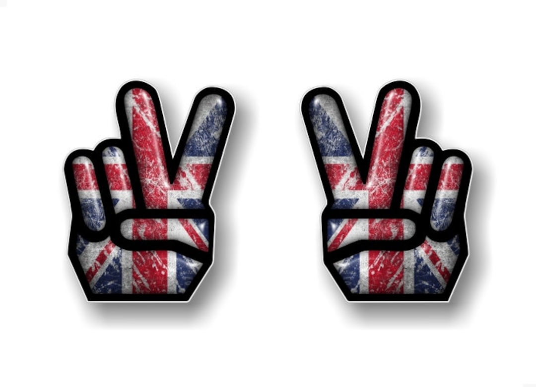 2 Peace UK 5 Vinyl Decals Support Peace for the United Kingdom Union ...