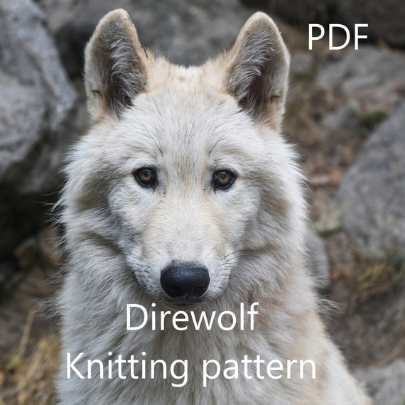 Direwolf PDF Knitting Pattern - Etsy Australia