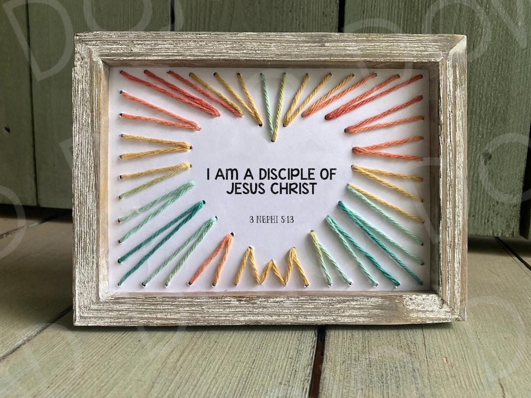 I Am a Disciple of Jesus Christ, LDS Youth, Girls Camp Craft, Girl's ...