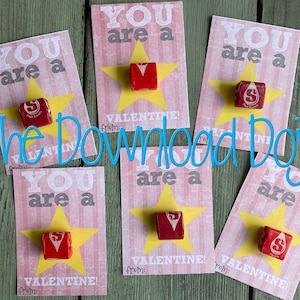 Candy Valentine, Starburst Valentine, Valentines Day, Cute Valentines ...