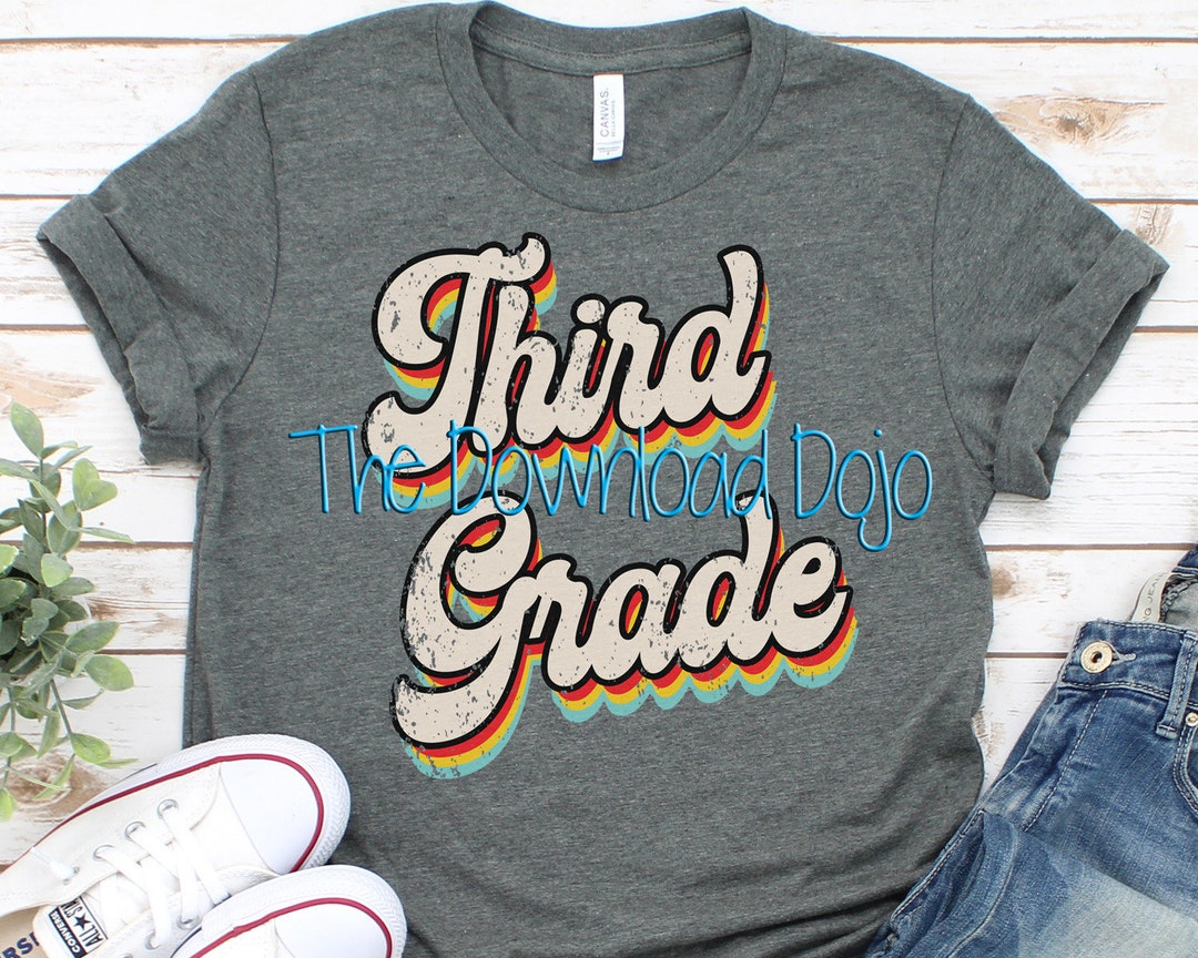 3rd Grade Shirt, Third Grade Shirt, Third Grade Teacher, 3rd Grade SVG ...