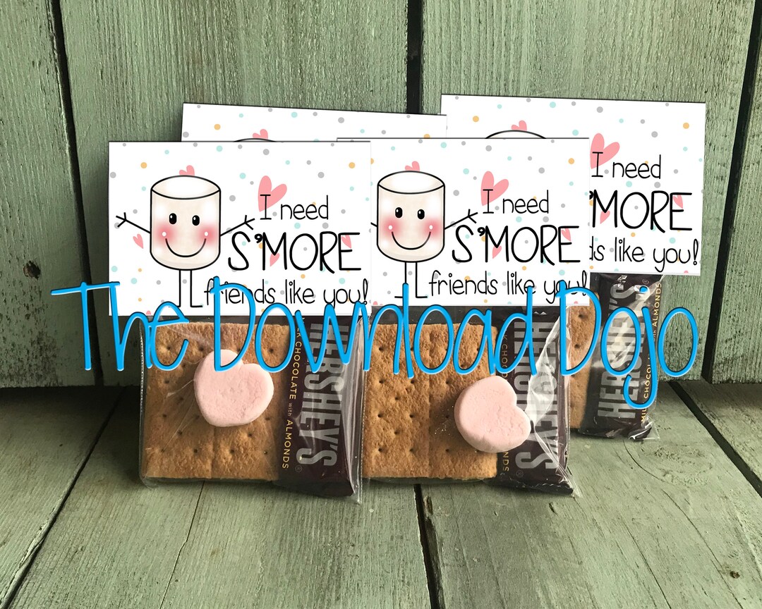 Smores Wrapper, Tag Your S'mores, Individual Mores Tags, Sweet Gift ...