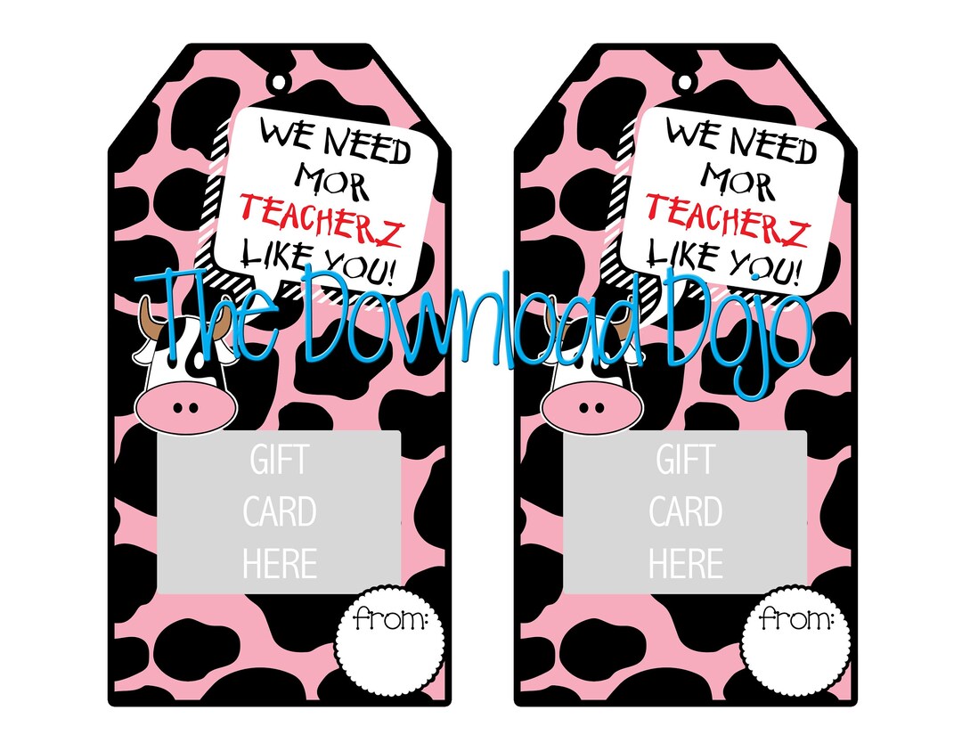 Chick-fil-a Teacher Appreciation Gift Card Holder, Teacher Appreciation ...