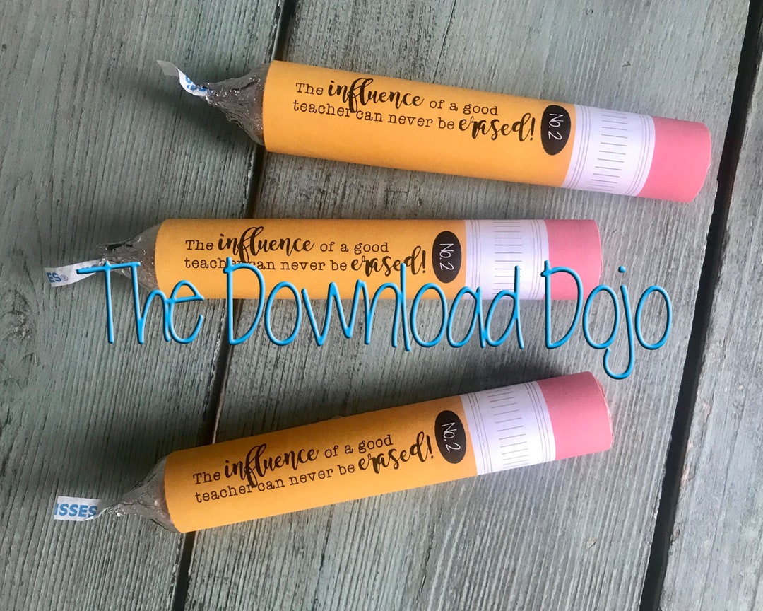 Chocolate Candy Wrapper Rolos Teacher Gift From Student Instant ...