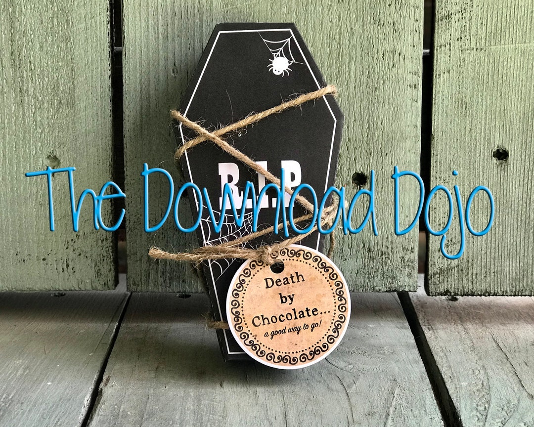 Craft Coffin, RIP Halloween Coffin, Halloween Candy Holder, Halloween ...