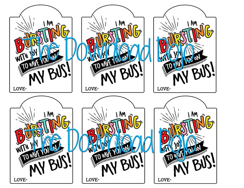 School Bus Card, School Card, Excited for the School Year, First Day of ...