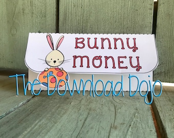 Bunny Money, Easter Money Card, Easter Gift, Easter Card, Easter Basket ...