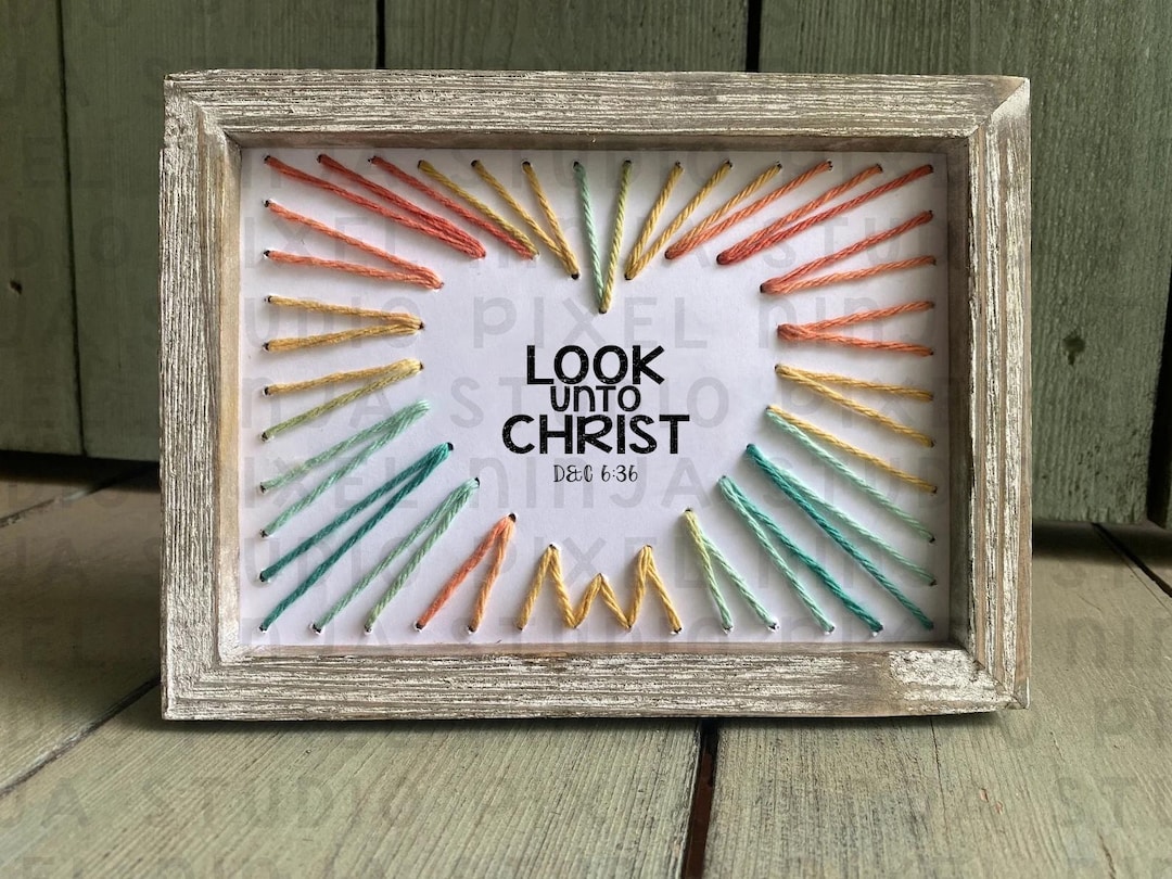 Look Unto Christ, Youth LDS Theme 2025 Craft, D&c 6:36 - Etsy