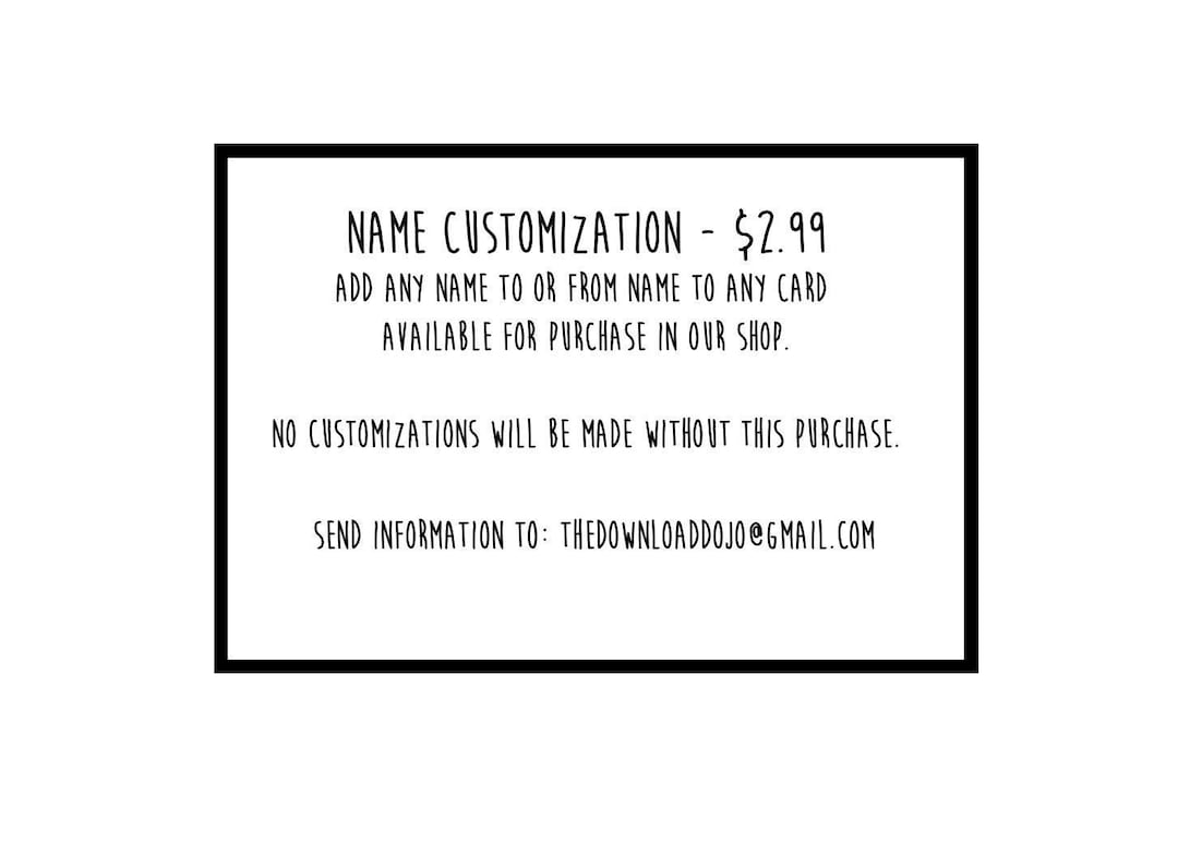 Custom Design, Instant Printable, Instant Download, Custom Print ...