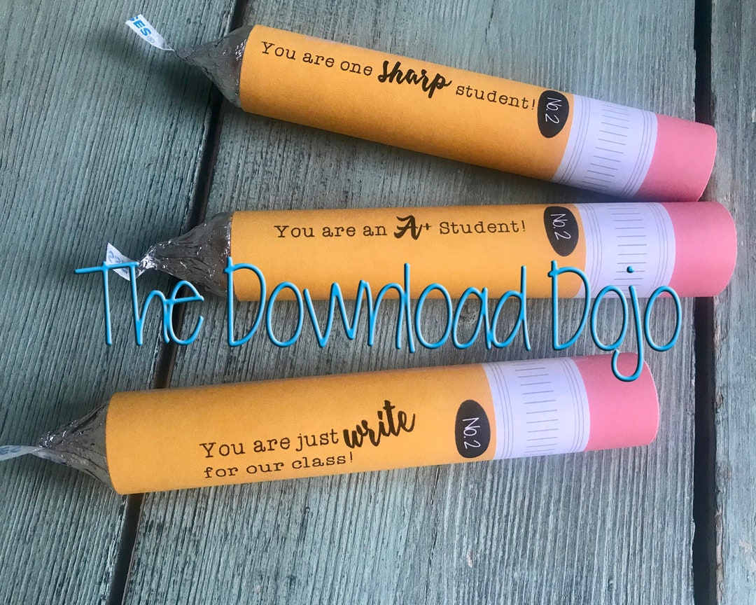 Chocolate Candy Wrapper Rolos Teacher Gift for Student Instant Download ...