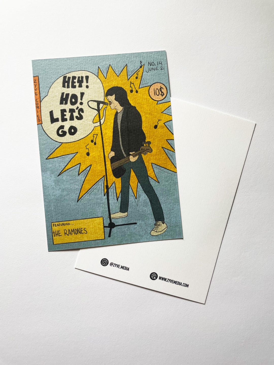 RAMONES Blitzkrieg Bop || Postcard A6 - Etsy