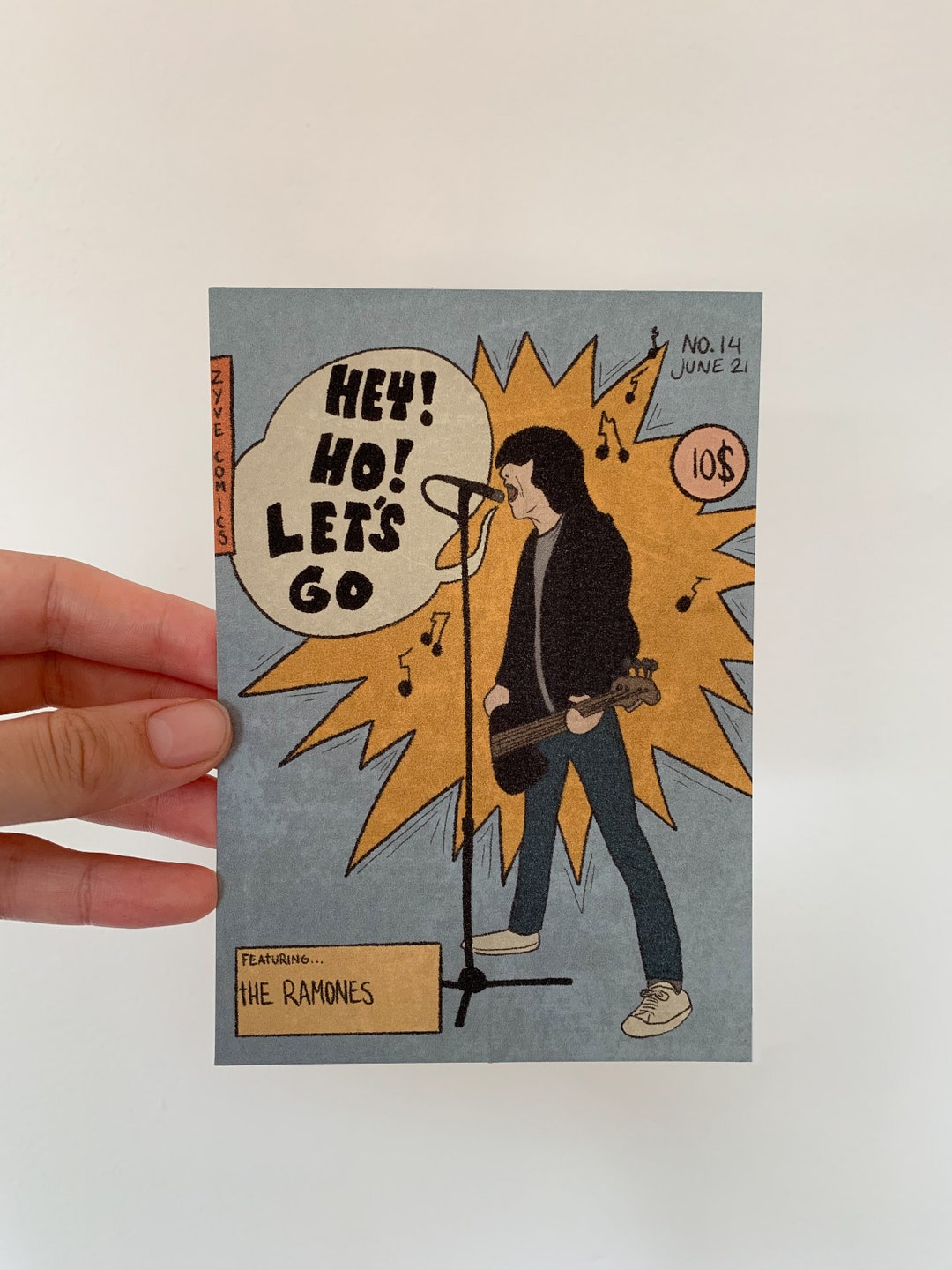 RAMONES || Blitzkrieg Bop || Postcard A6 - Etsy