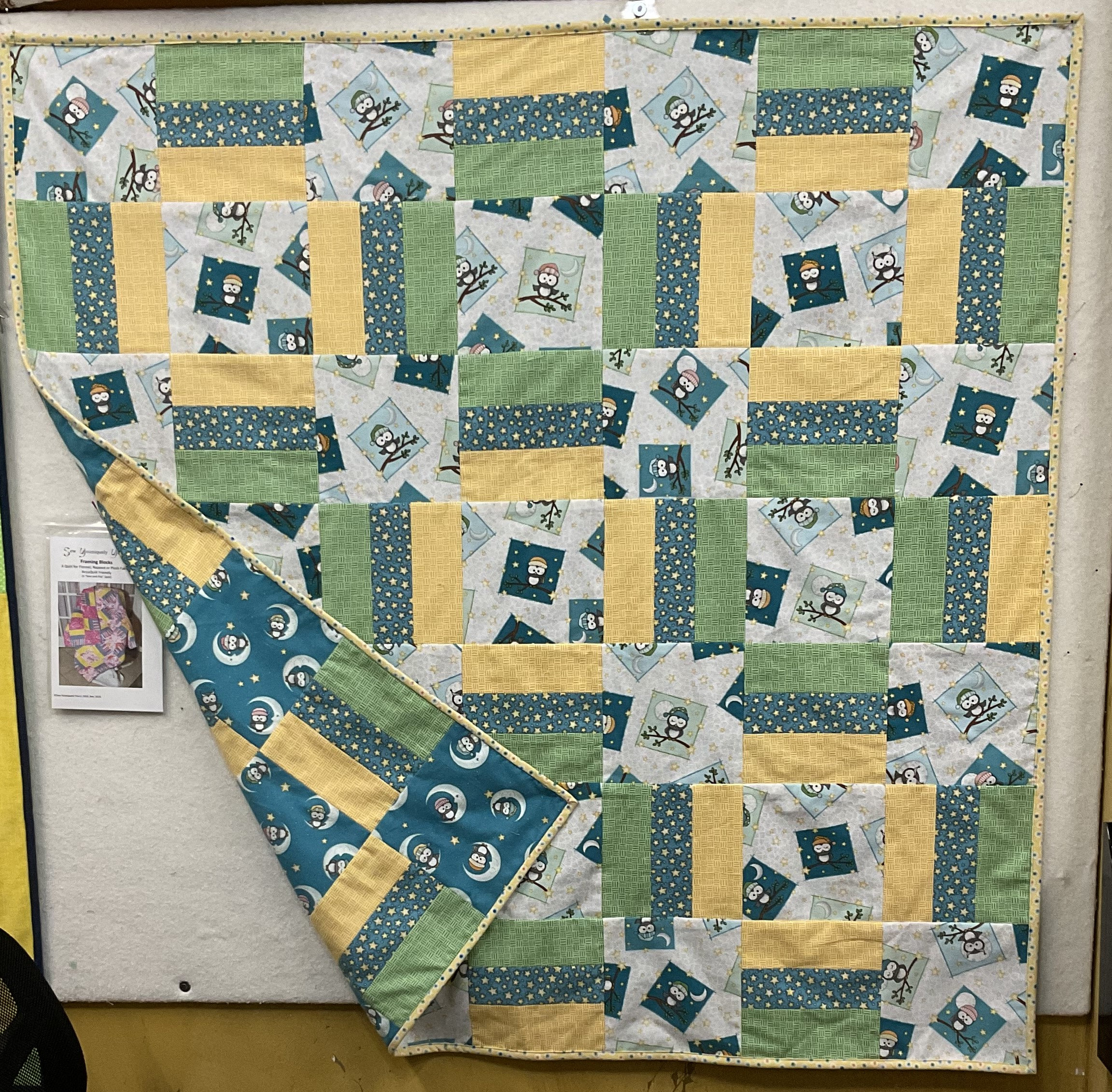 Framing Blocks: Child's Block Quilt, Flannel/plush Fabric Quilt Pattern ...