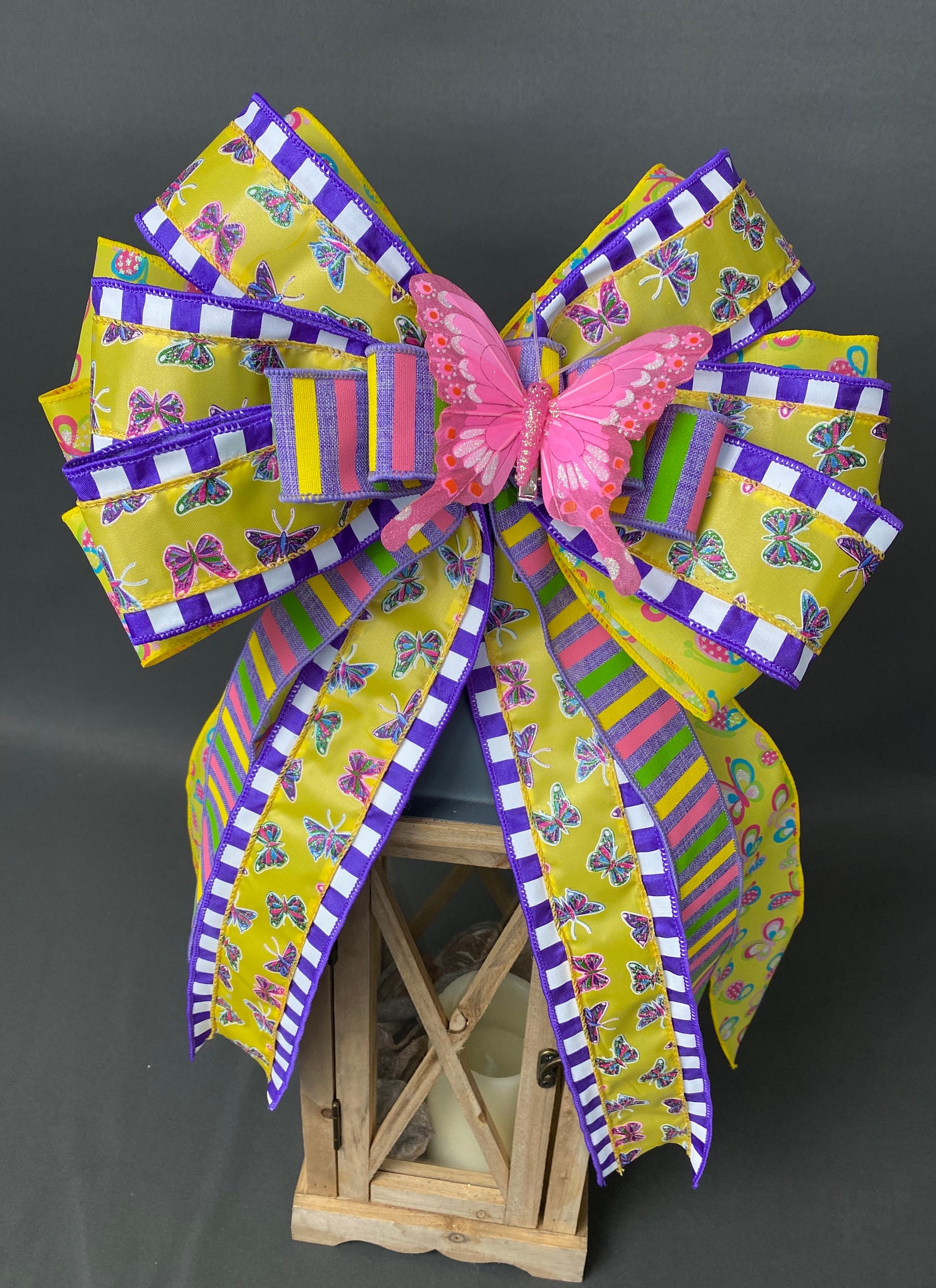 The Beautiful Butterfly Bow That Can Be Used As A Lantern | Etsy